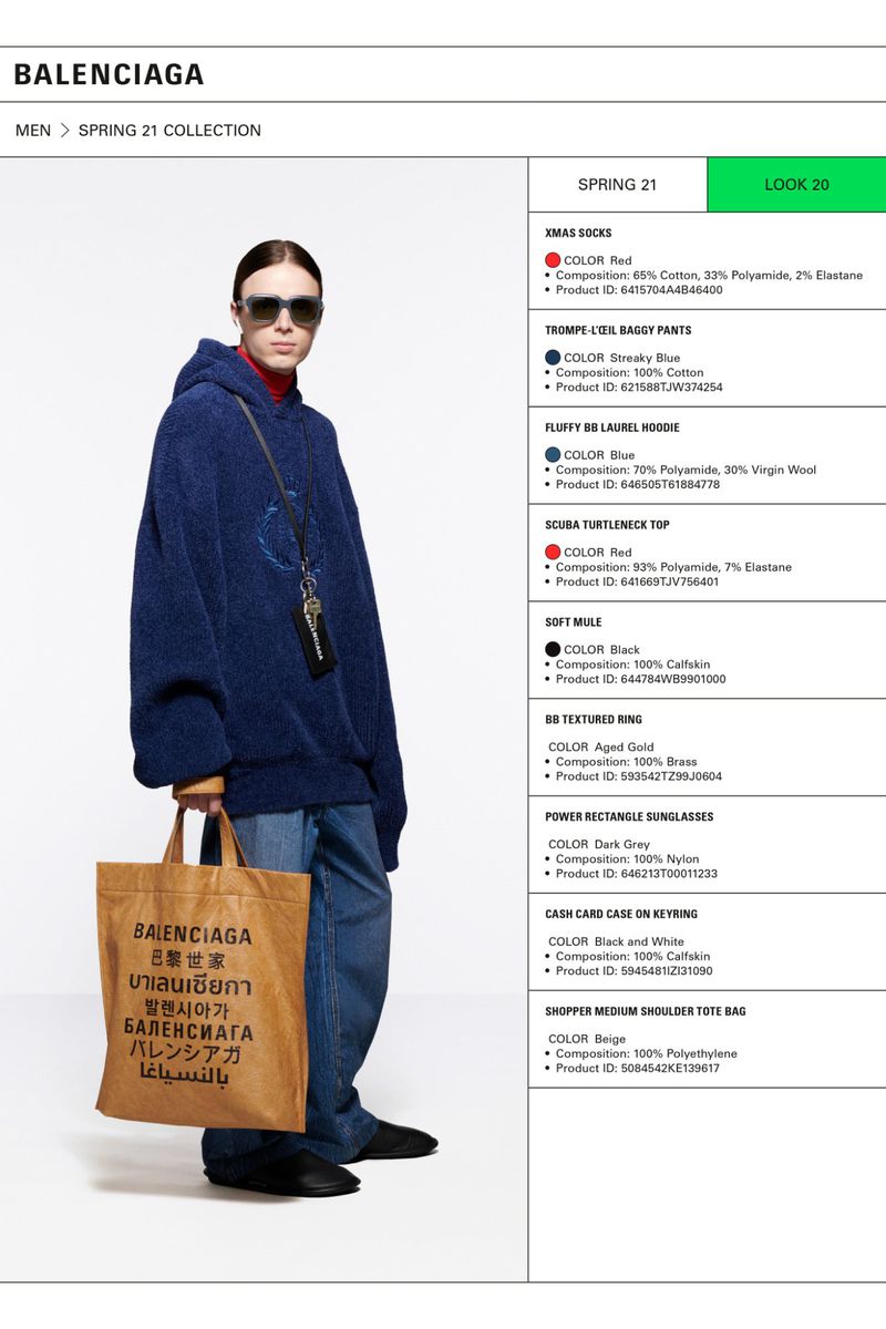 Balenciaga Resort 2021 Lookbook (Balenciaga)