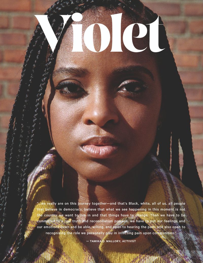 Violet Book F/W 2020 Cover: Tamika D. Mallory (Violet Book)