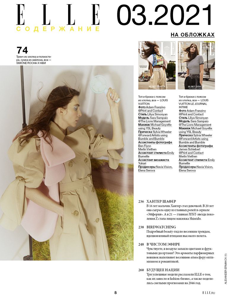 Collaboration by Alexander Ermakov (Elle Russia)