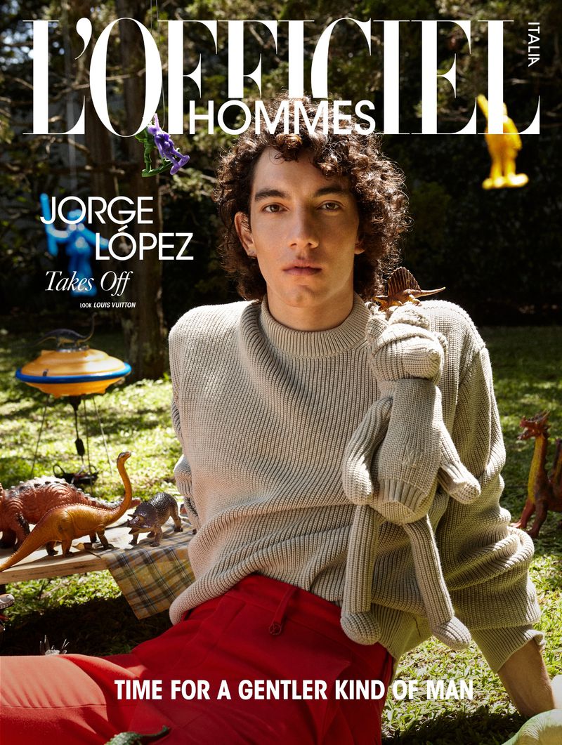 Jorge Lopez é capa da L’Officiel Hommes Italia – Gossip Boy