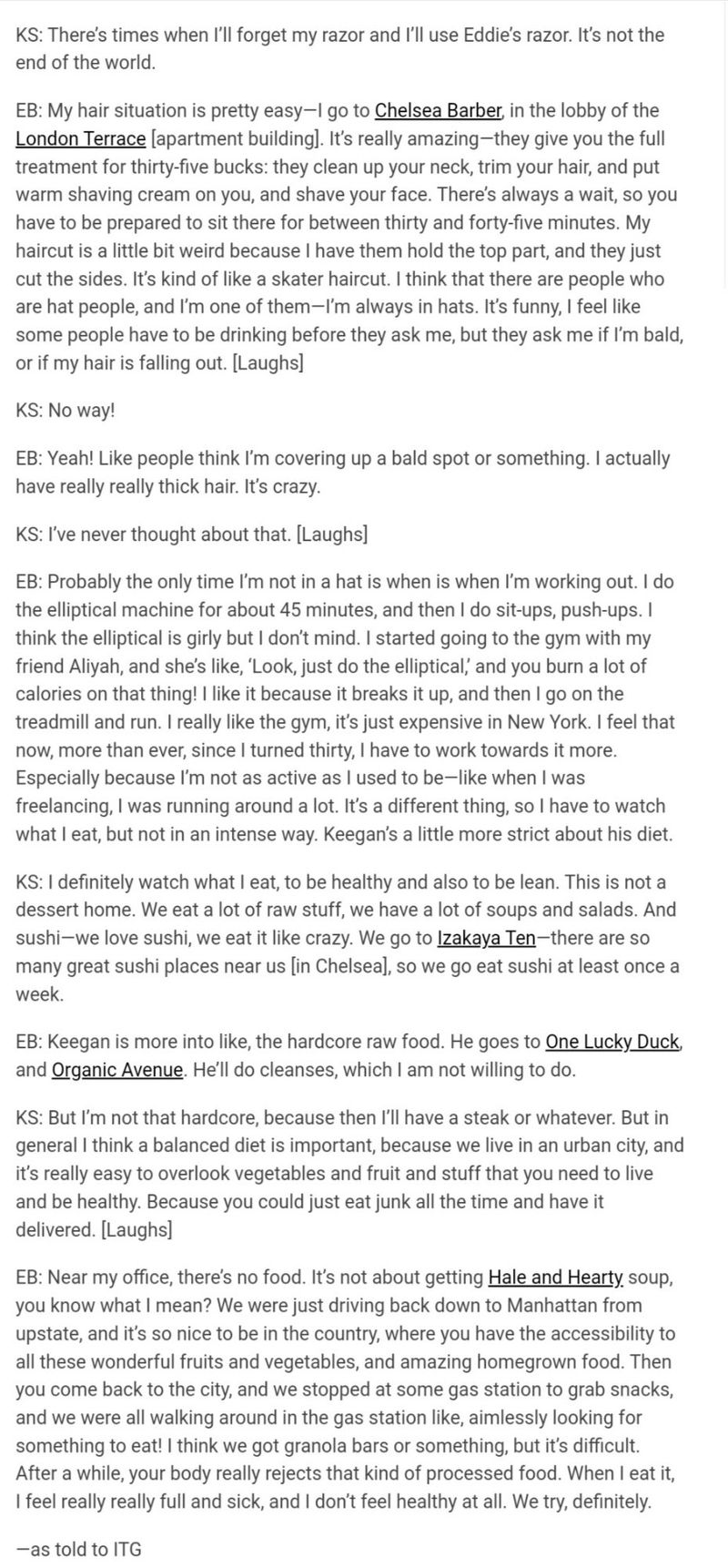 Keegan Singh & Eddie Borgo (Into the Gloss)