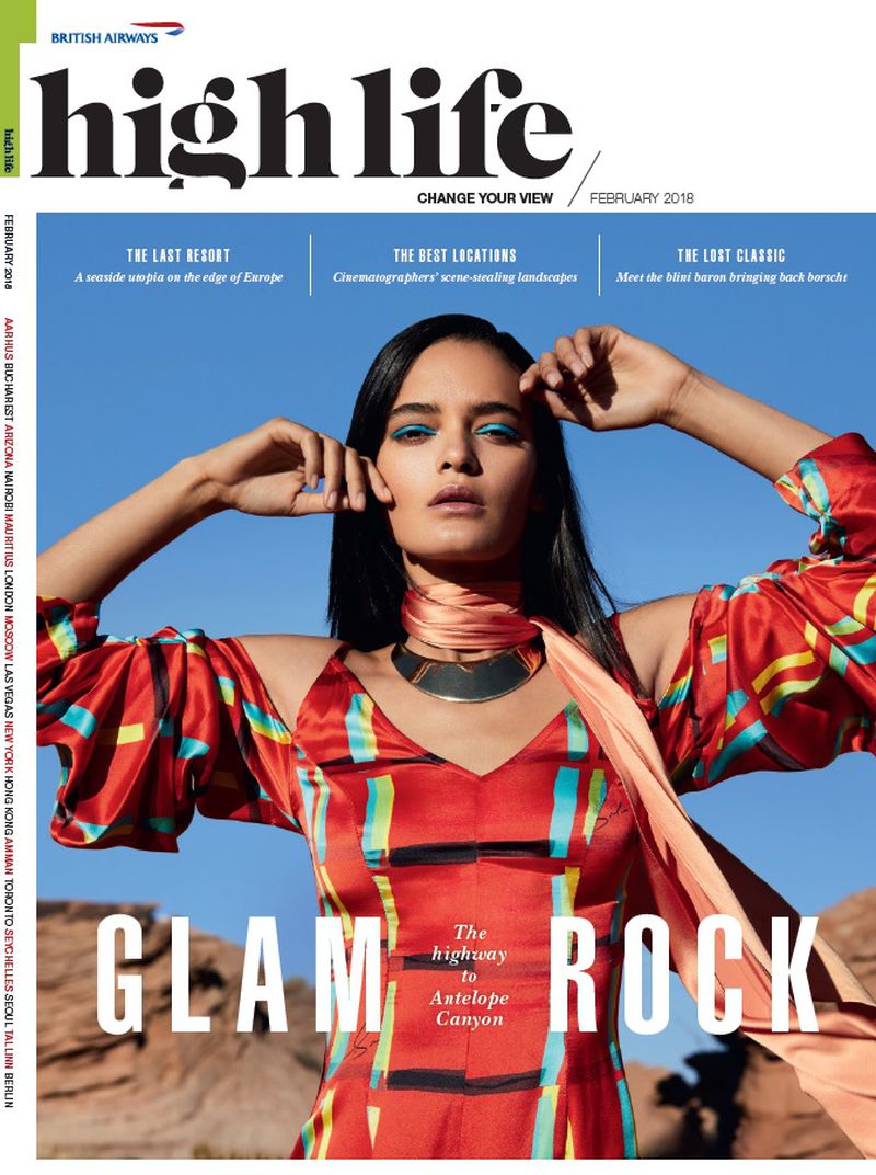 High Life Magazine from British Airways by ph. Kate Martin COVER ...