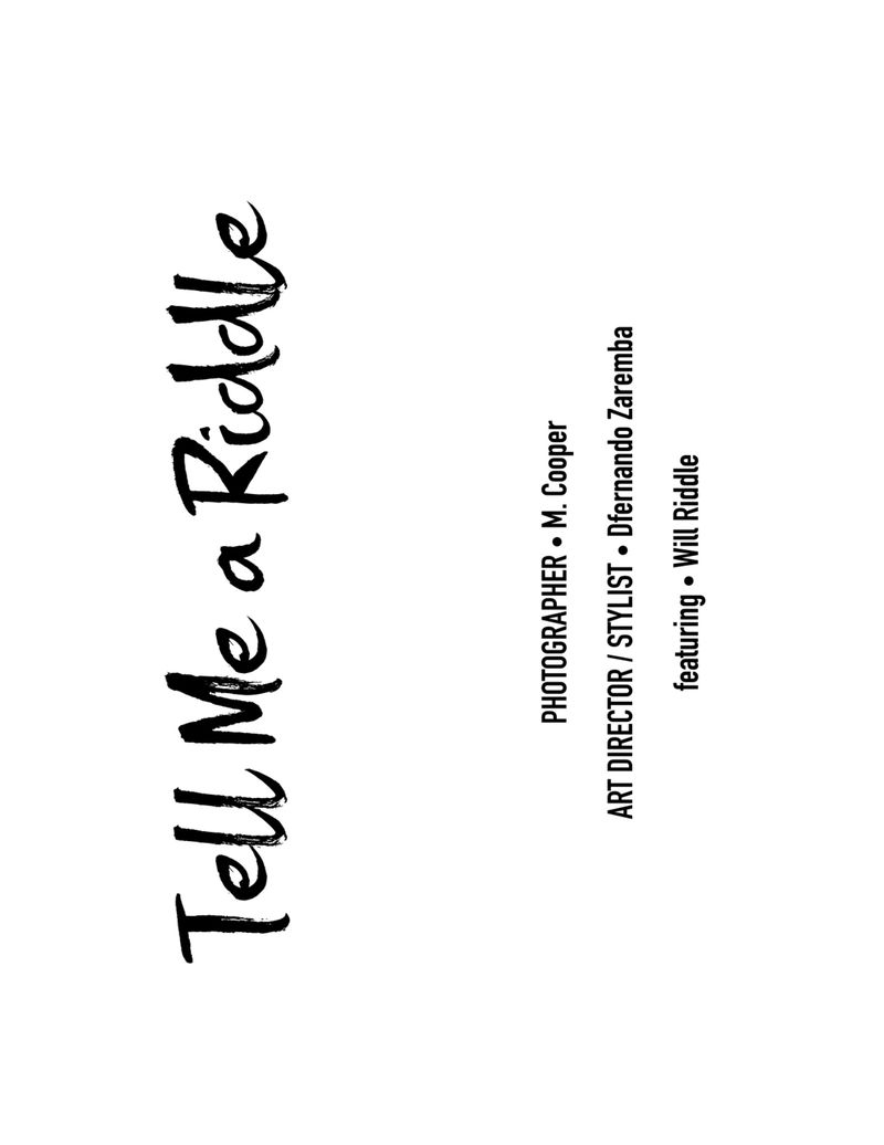 TELL ME A RIDDLE featuring Will Riddle (Yearbook Fanzine)
