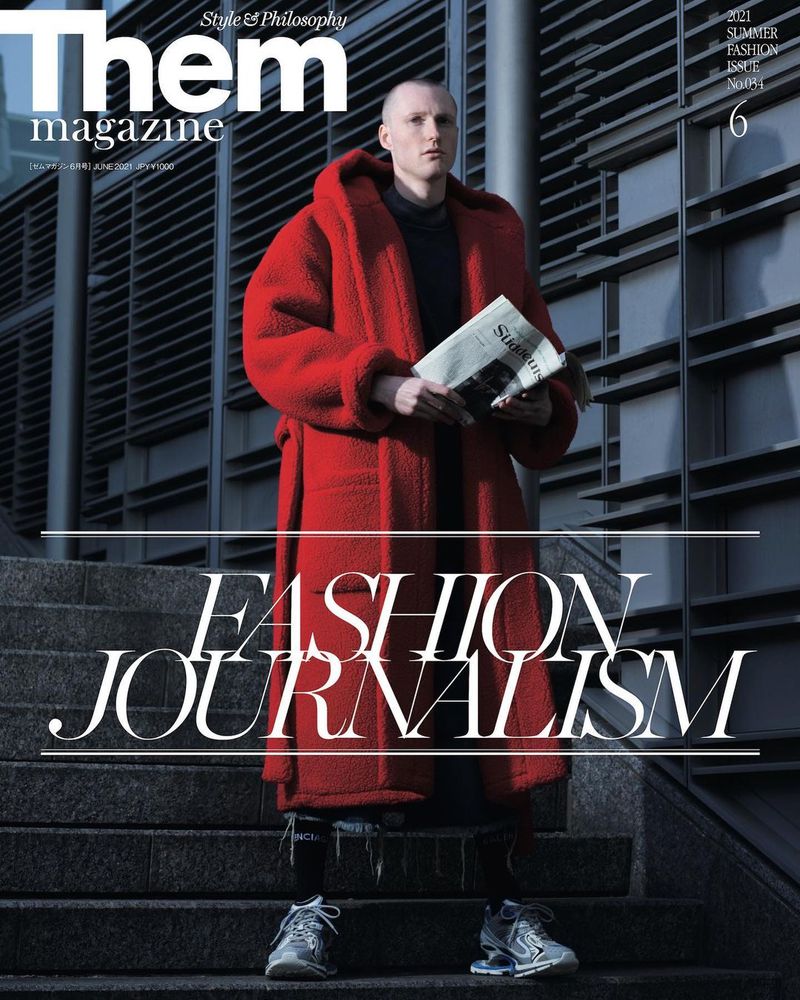 them Magazine Summer 2021 Cover by Kiyotaka Hamamura (Them Magazine)