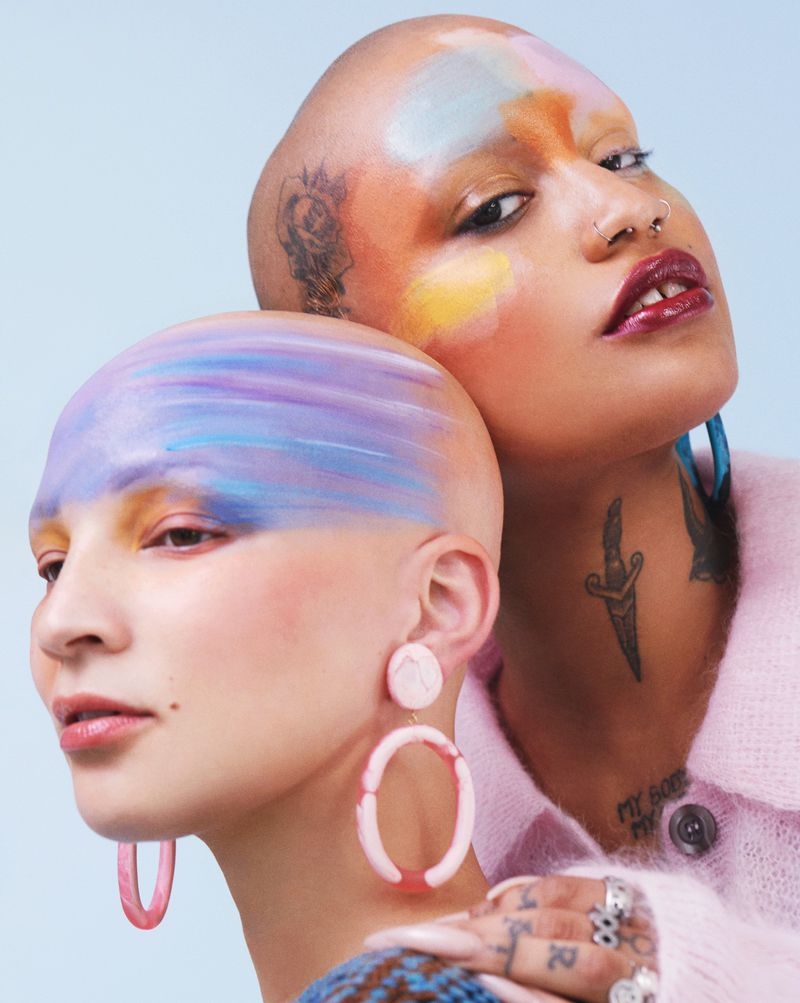 Bald is beautiful (Allure Magazine)