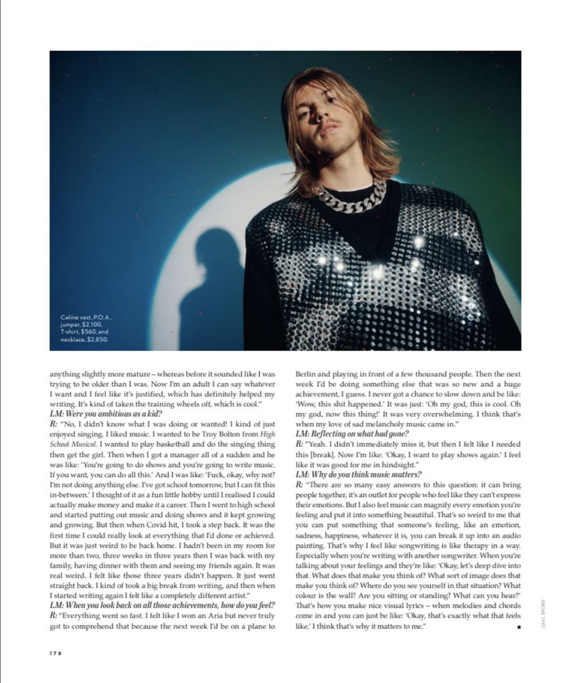 Ruel The World (Vogue Australia)