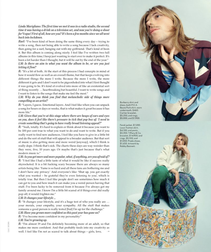 Ruel The World (Vogue Australia)