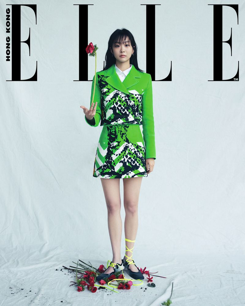 Elle Hong Kong February 2022 Covers x Kim Da Mi (Elle Hong Kong)