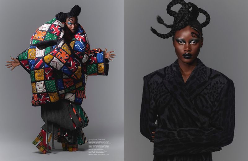 Janet Jumbo wears Thom Browne (Heroine Magazine)