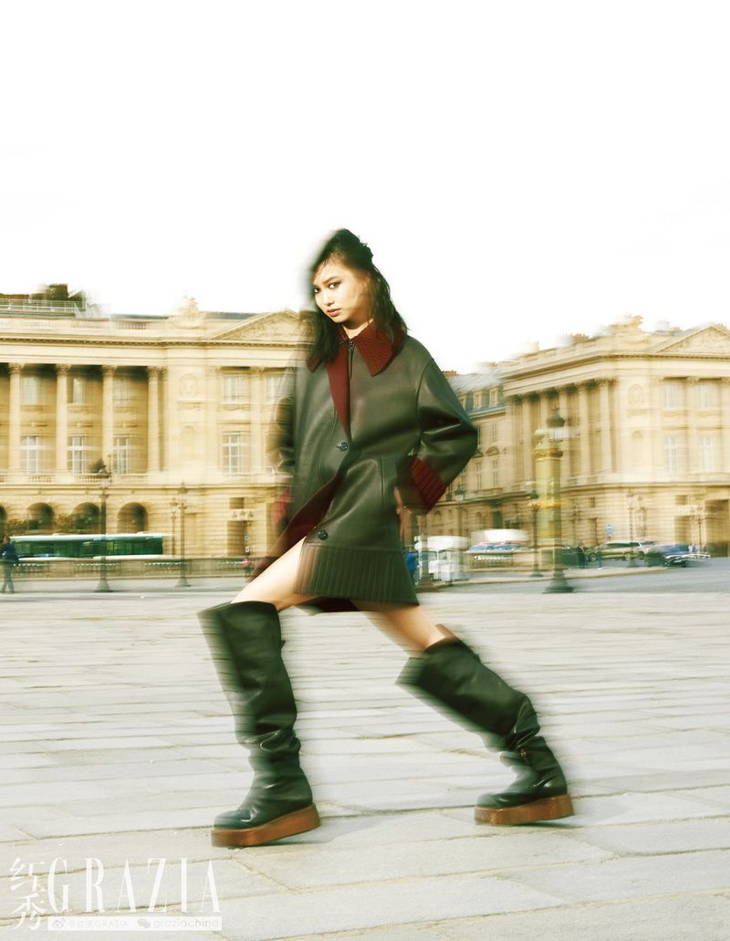 Estelle Chen in Paris (Grazia China)