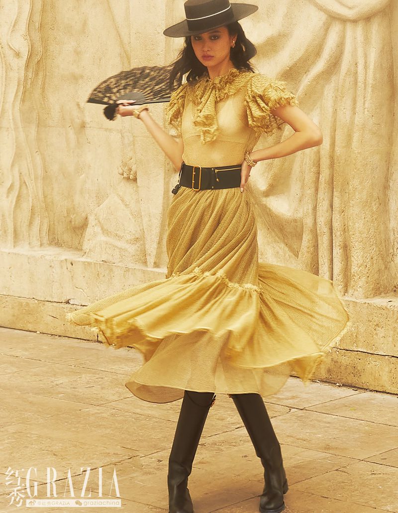 Estelle Chen in Paris (Grazia China)