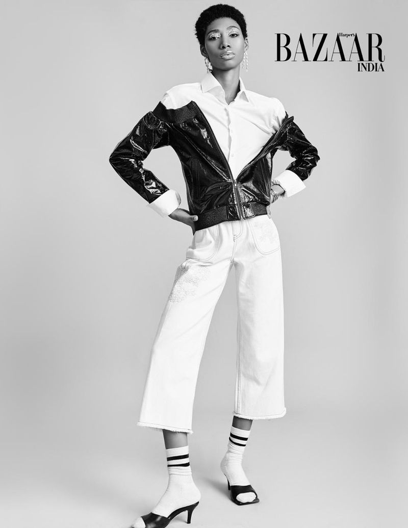 Androgynous style with classic wardrobe by Sergio Valenzuela (Harper's ...