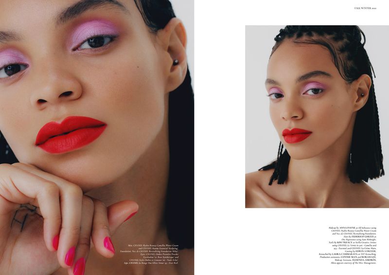 Chanel Beauty FW22 with Anna Payne (5ELEVEN Magazine)