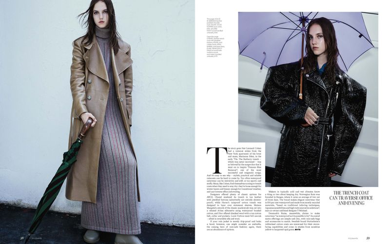 Brolly good by Justine Paquette (Financial Times - HTSI Magazine)