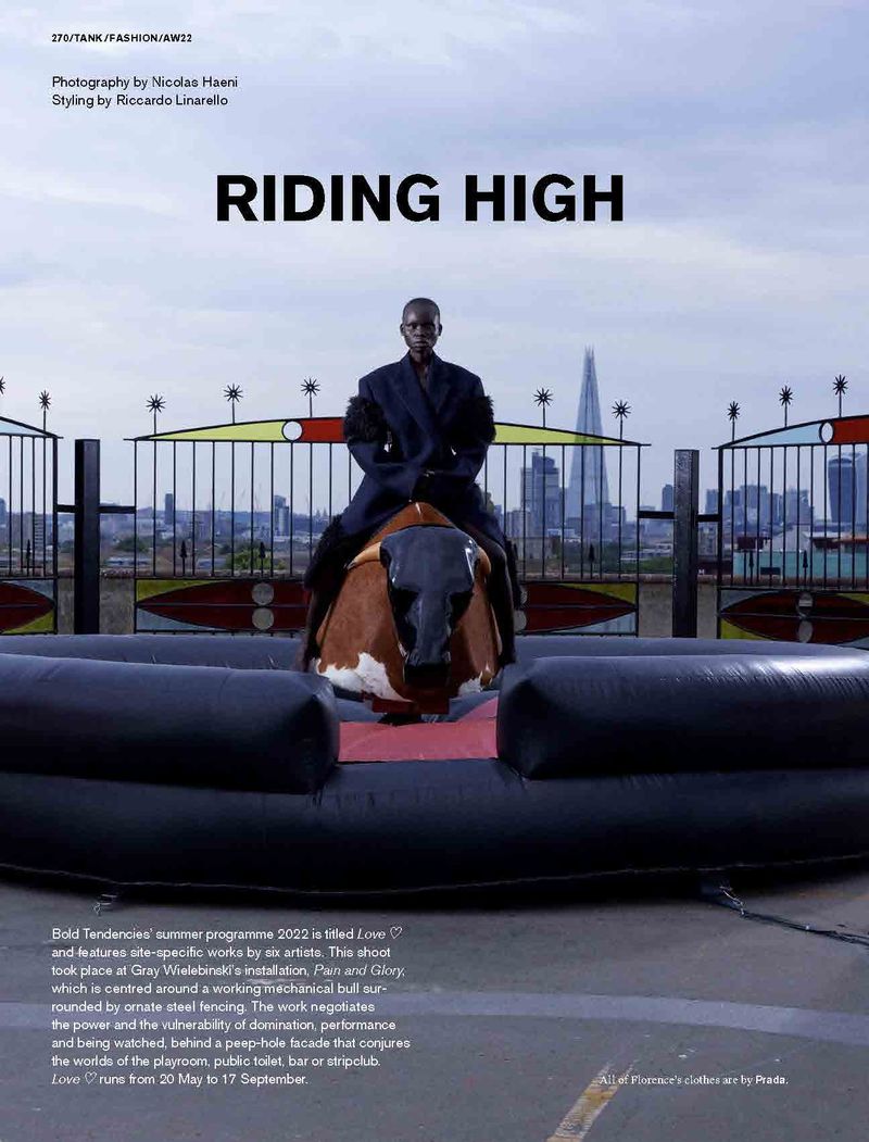 Tank Magazine - Riding High by Nicolas Haeni (Tank Magazine)