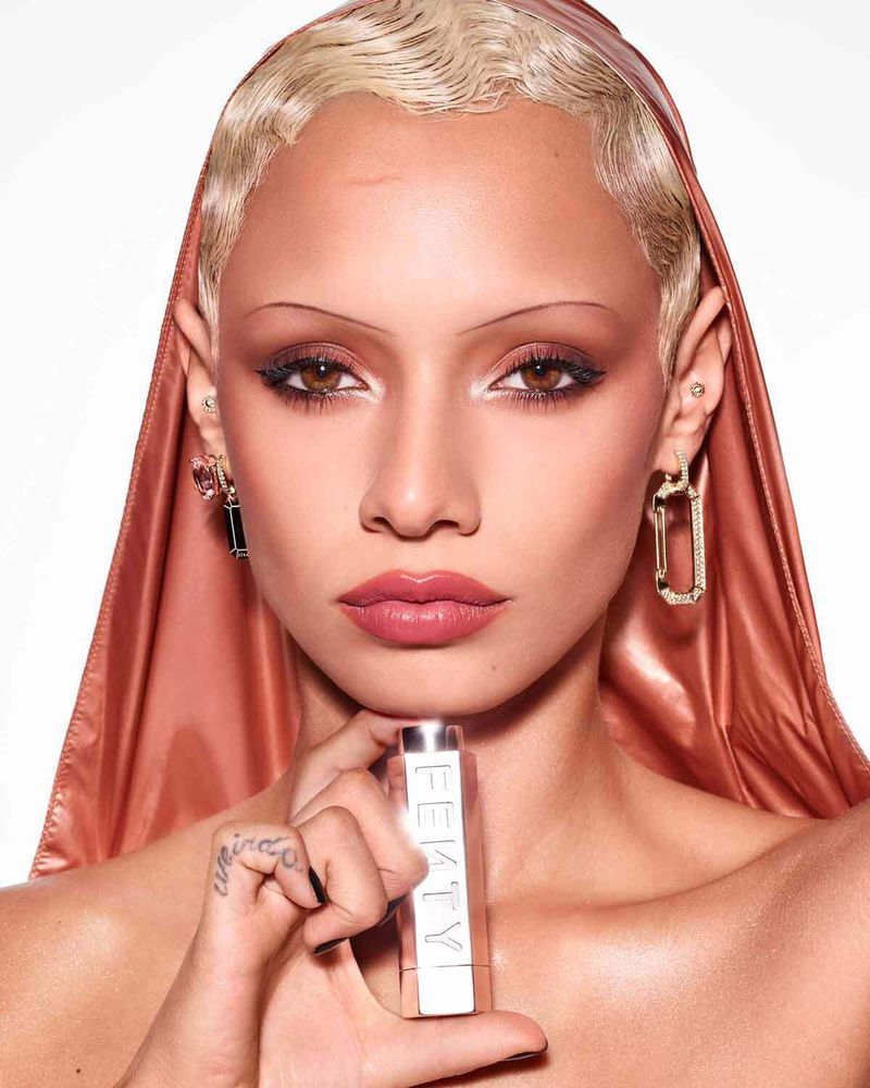 Fenty Beauty Icon Lipstick February 22 Campaign (Fenty Beauty)