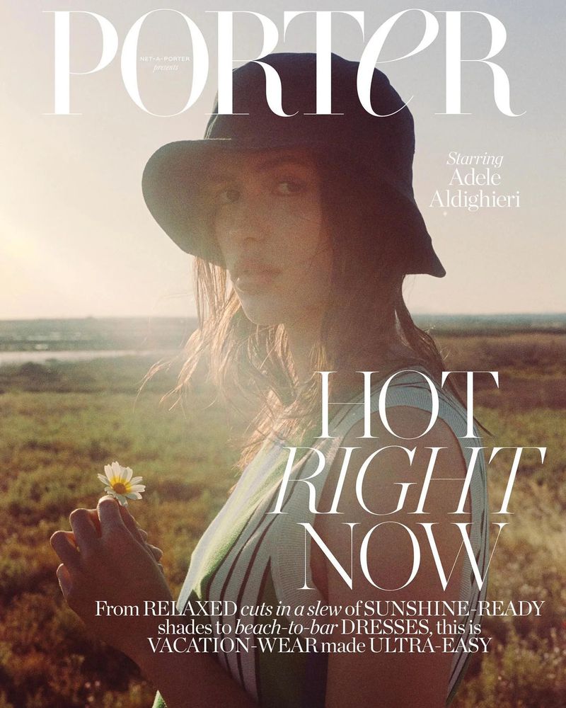 Porter Magazine May 2022 Cover: Adele Aldighieri (Porter Magazine)