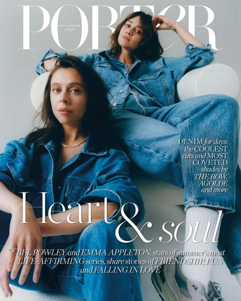Porter Magazine June 2022 Cover: Bel Powley & Emma Appleton (Porter ...