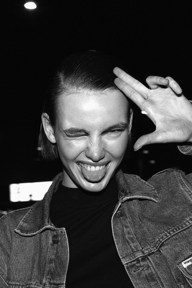 Anna Steiningerova after show (Portrait)