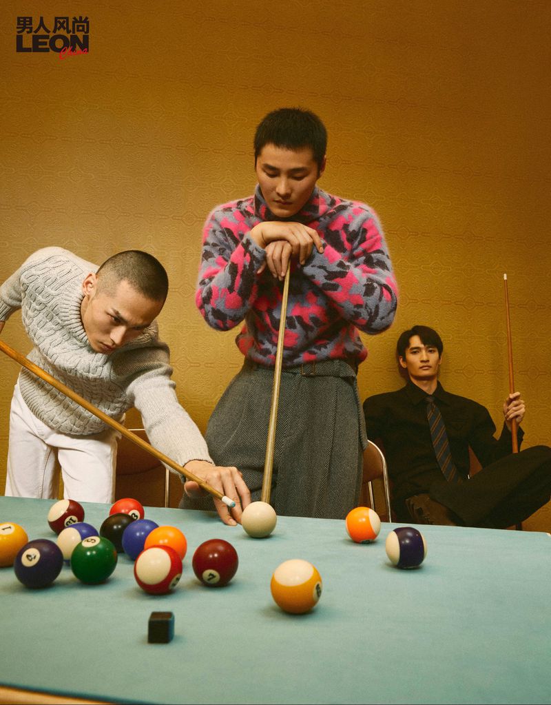 Four generations of Male models in China (LEON China Magazine)