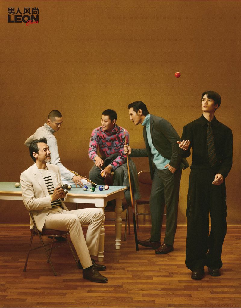 Four generations of Male models in China (LEON China Magazine)
