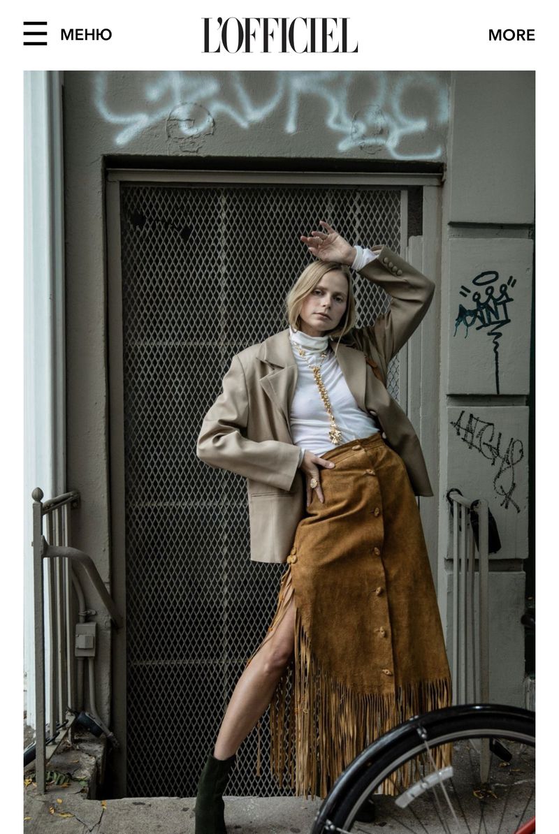 Meet Irene Stepanenko by Ekaterina Belinskaya (L'Officiel Baltics)