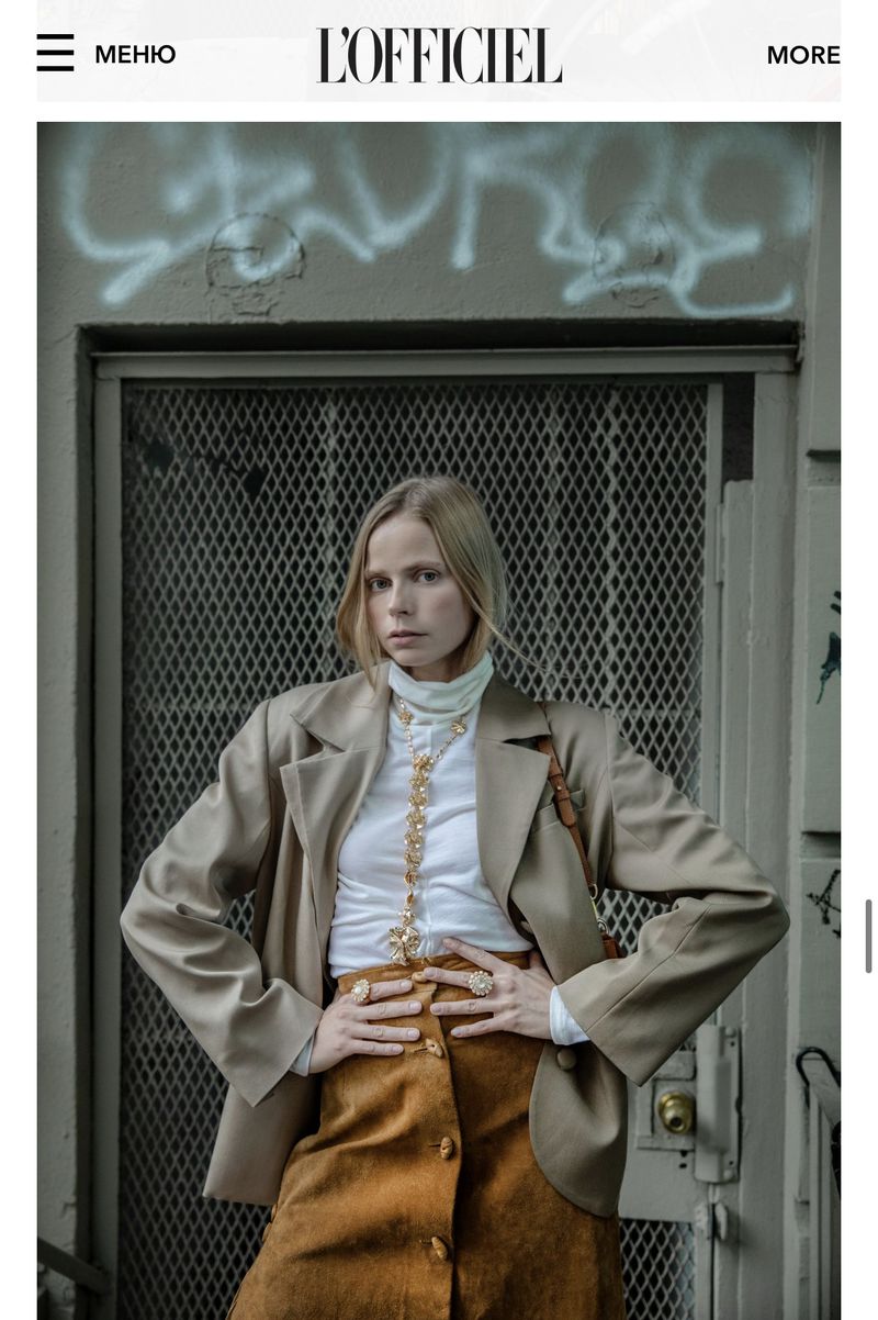 Meet Irene Stepanenko by Ekaterina Belinskaya (L'Officiel Baltics)