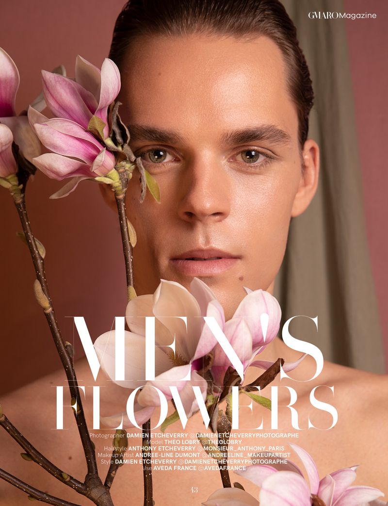 MEN'S FLOWERS (Various Editorials)
