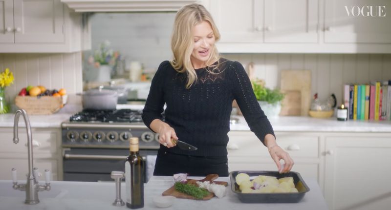 Cooking With Kate Moss | British Vogue (British Vogue)