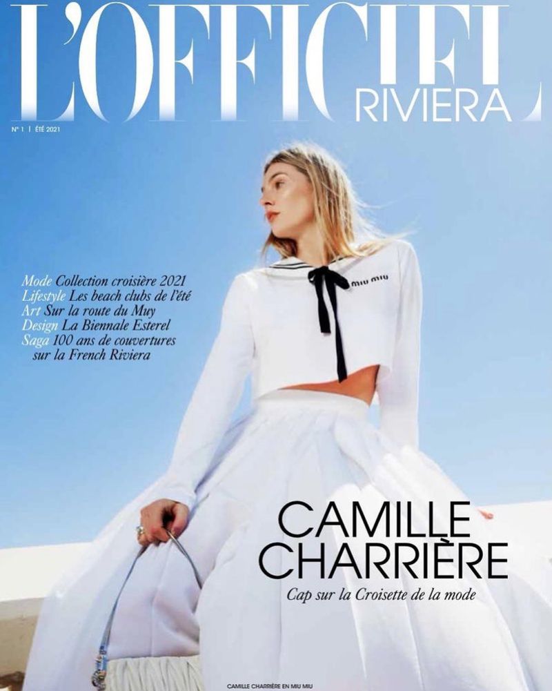 L'Officiel Riviera Summer 2021 Cover (L'Officiel Paris)