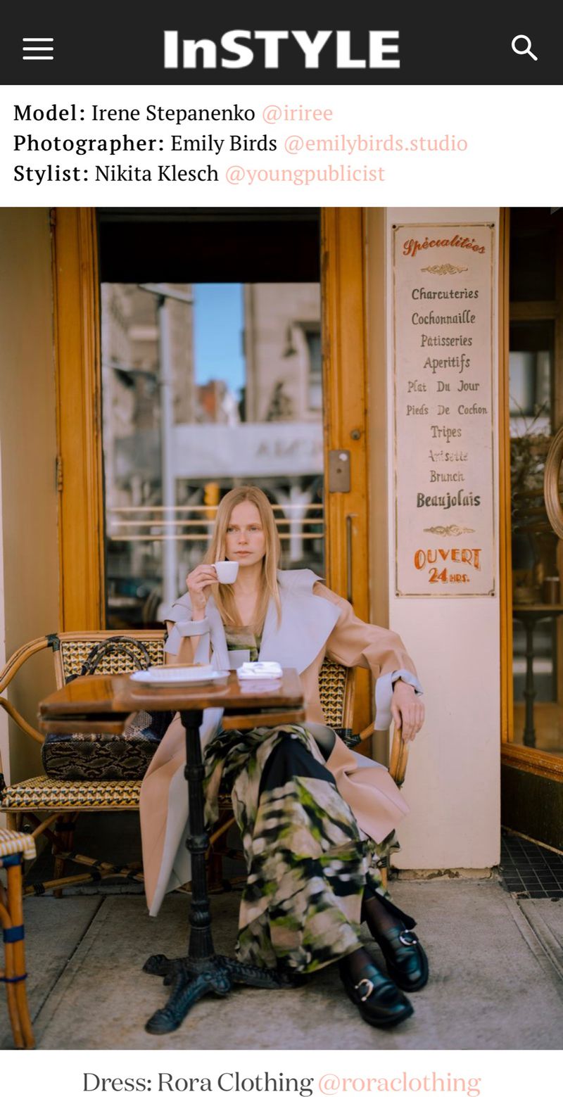 Top model Irene Stepanenko by Emily Birds (Various Editorials)