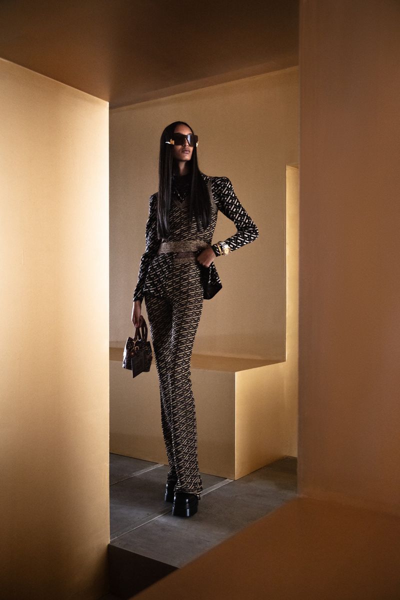 BTS at the Versace F/W 21 Show (Versace)