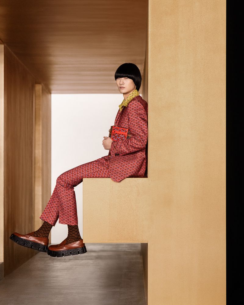 BTS at the Versace F/W 21 Show (Versace)