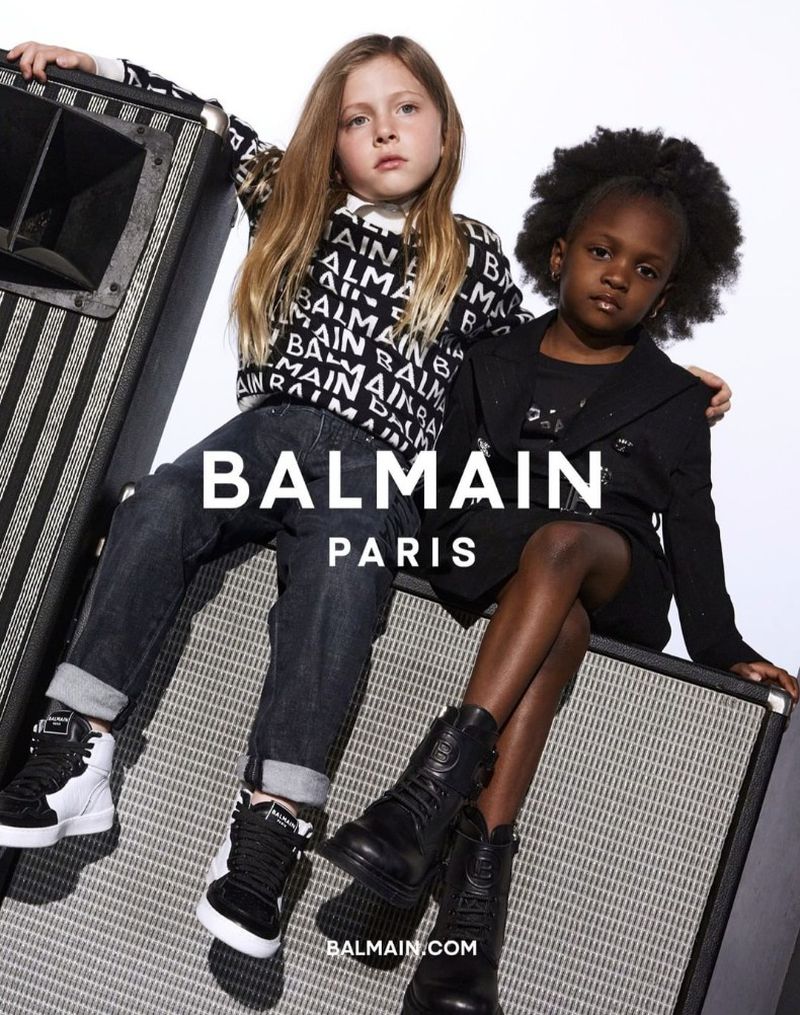 Balmain Kids Campaign S/S 22 (Balmain)