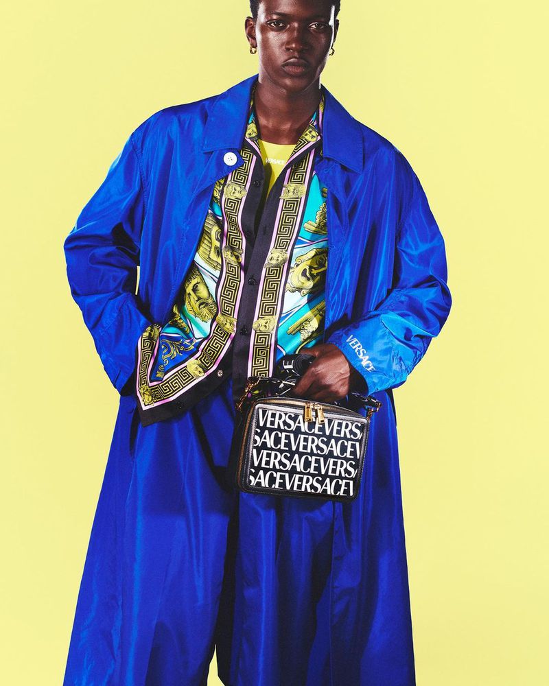 At the Versace SS23 Men's show (Versace)