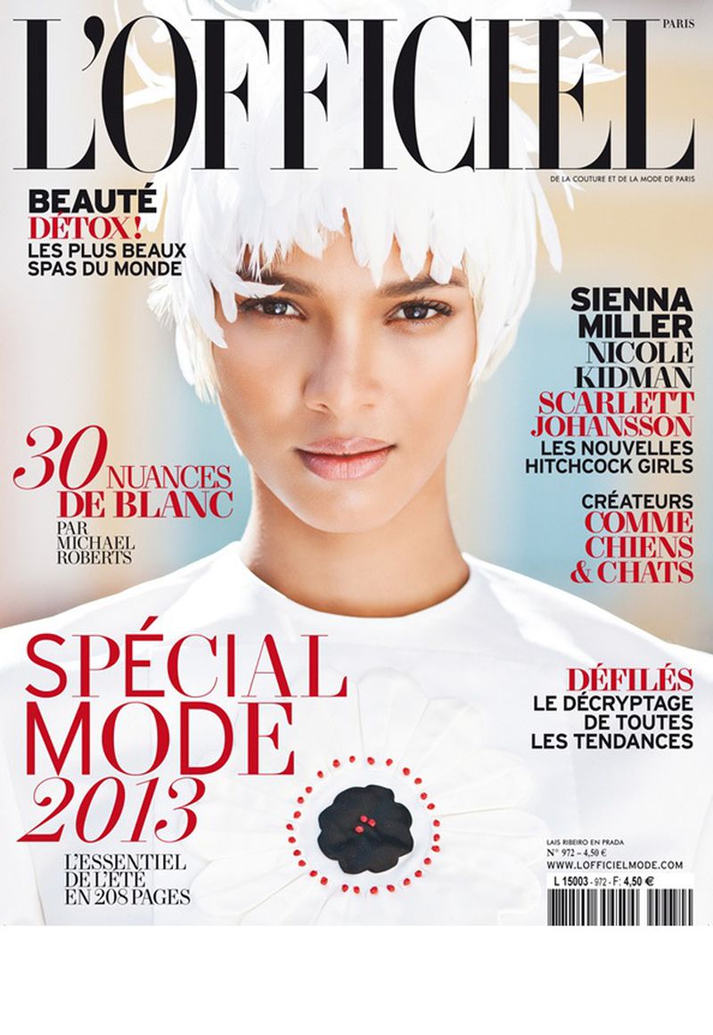 L'Officiel February 2013 Cover (L'Officiel Paris)