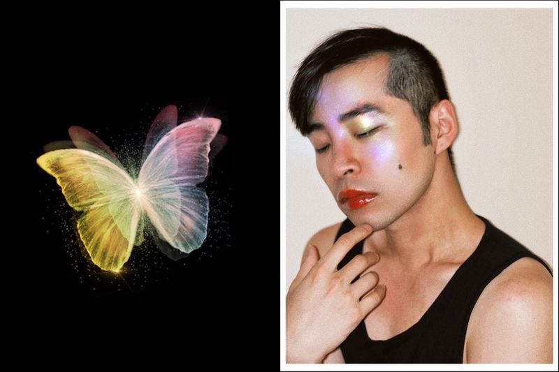 Chinese beauty, Self portraits by Yun Lai (Portrait)