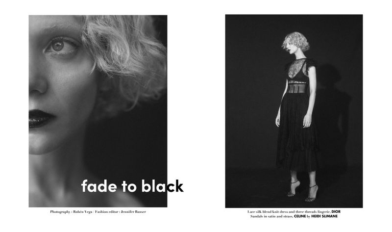 Fade to Black. Photography : Rubén Vega / Fashion editor : Jennifer ...