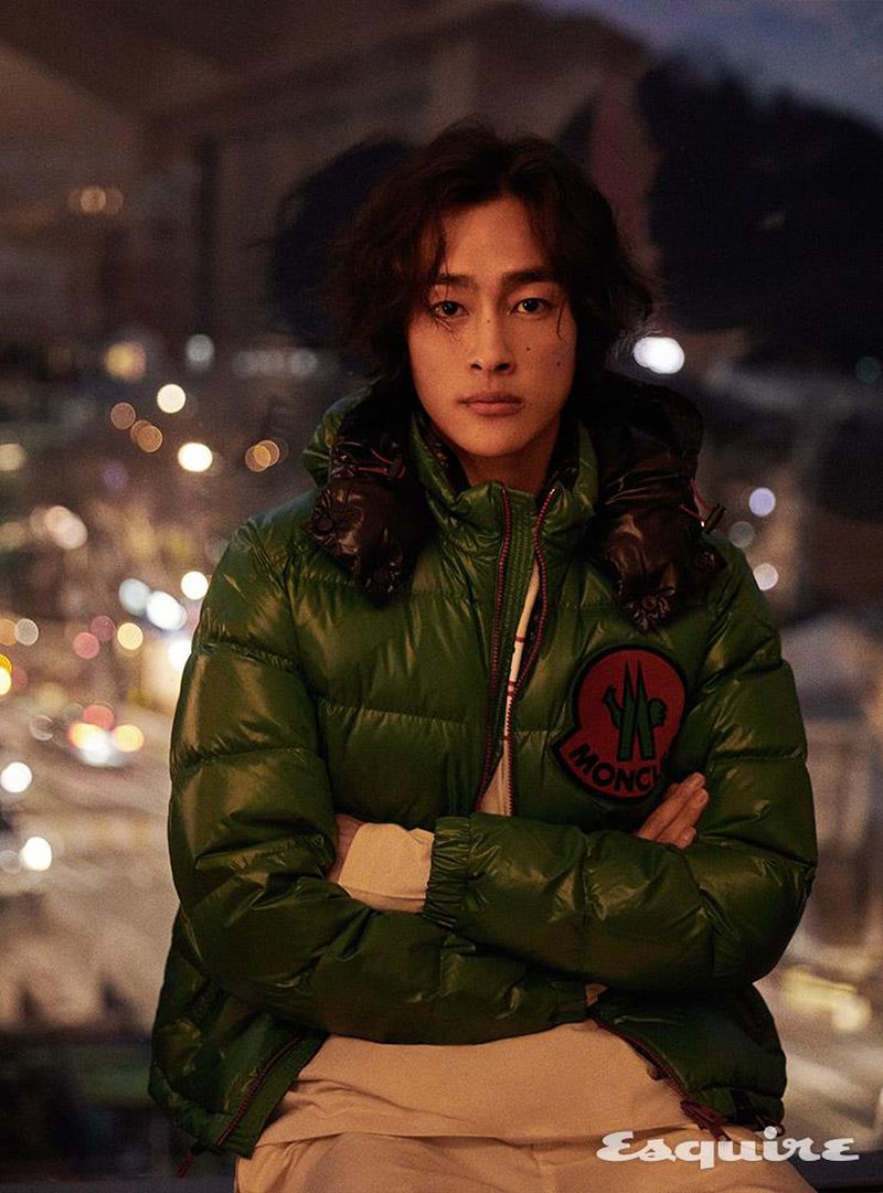 The moment when Moncler and model Taejun Hong met (Esquire Korea)