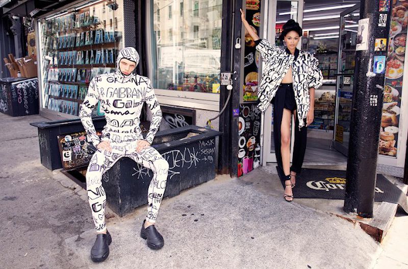 PRITIKA SWARUP AND TARAS ROMANOV TAKE DOLCE & GABBANA TO THE STREET ph ...