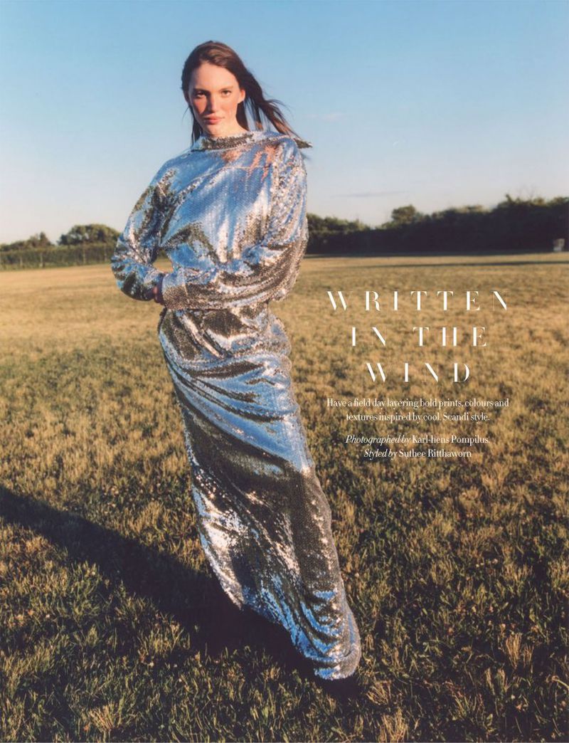 Written in the Wind by Karl-hens Pompilus (Harper's Bazaar Singapore)