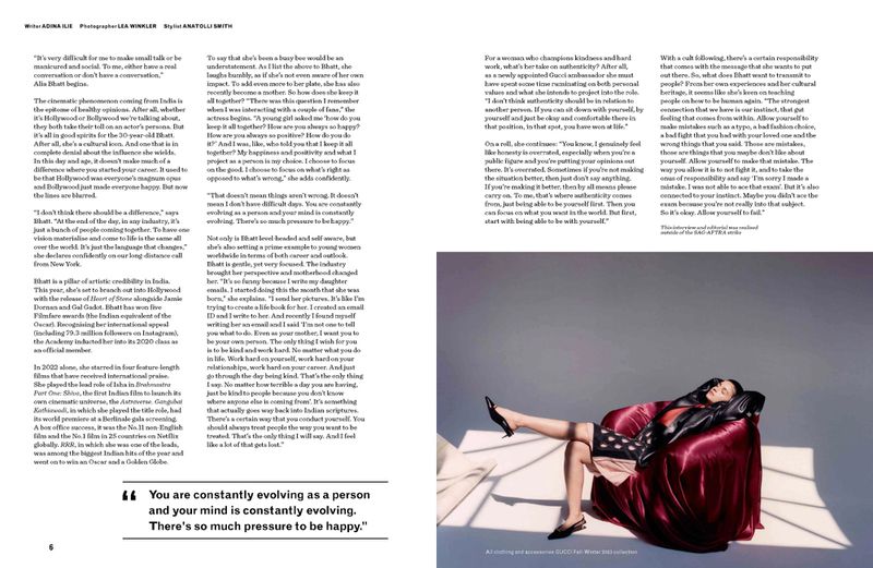 Being Human: Alia Bhatt (Glass Magazine)