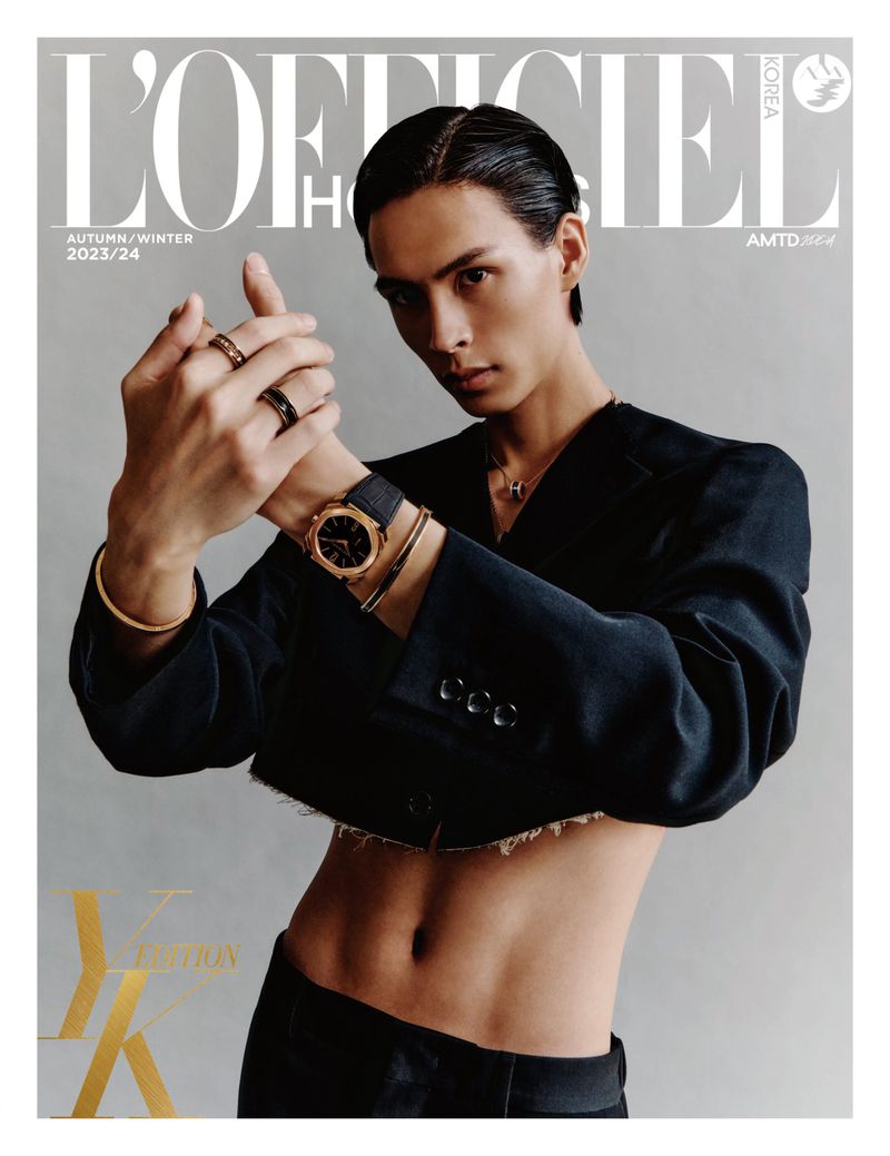 L'Officiel Hommes Korea Fall/Winter 2023 Covers (L'Officiel Hommes Korea)