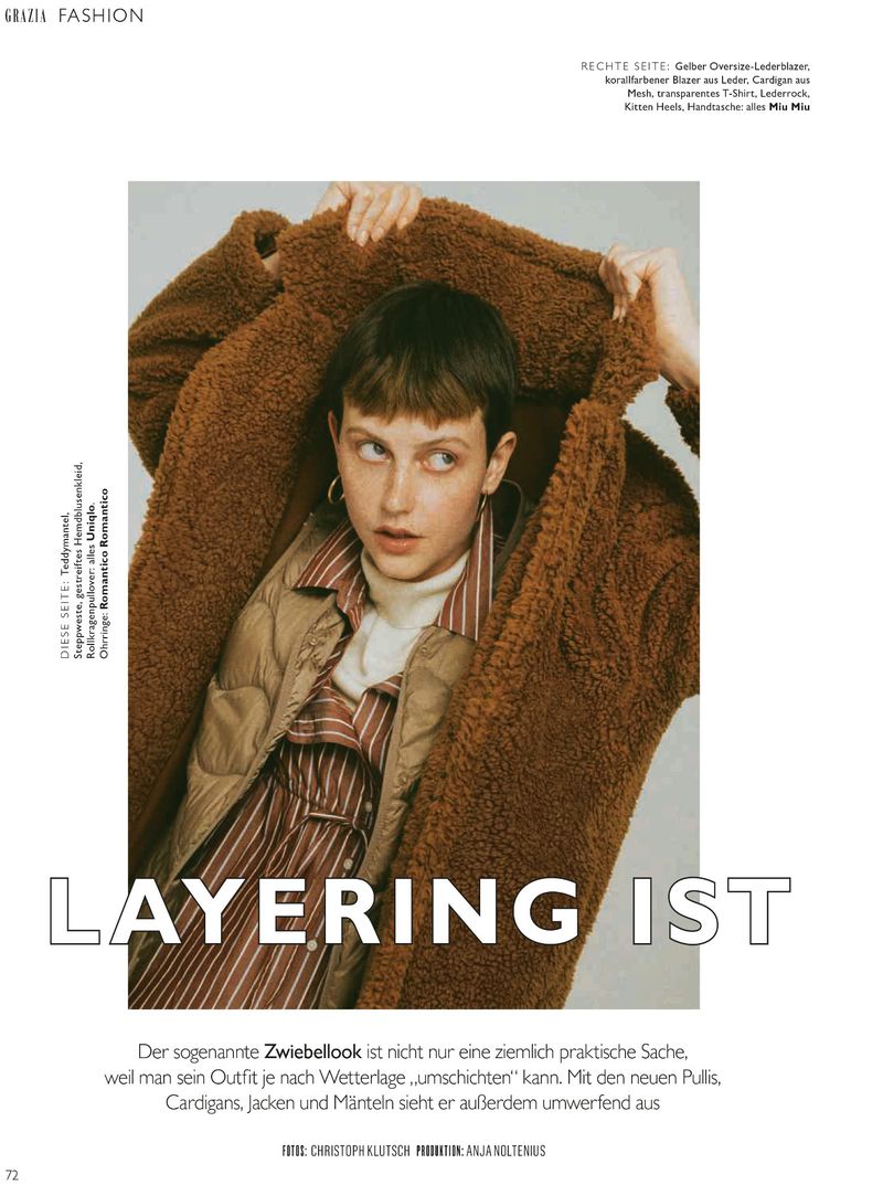 LAYERING IST UNSER DING! (Grazia Germany)