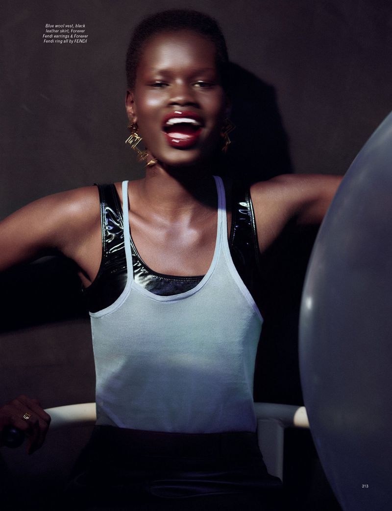 Blow up! Mary Ukech channels the Extraordinary Allure of Fendi by Kim ...