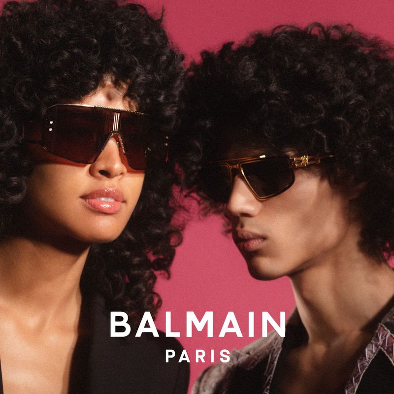 Balmain Fall 2023 Eyewear Campaign (Balmain)