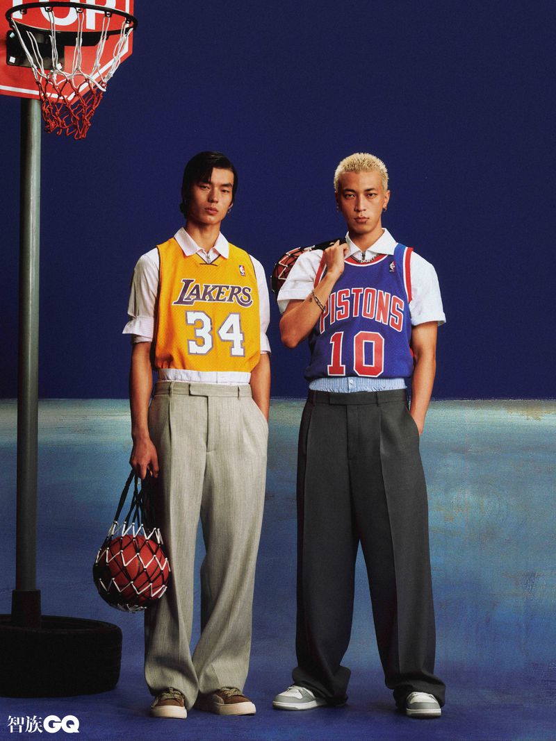 Godzilla VS Basketball by Wei Huan (GQ China)