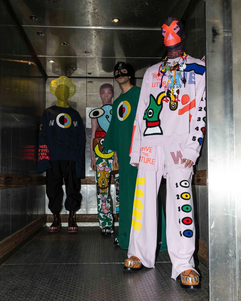 Walter van Beirendonck FW23 Backstage (Walter Van Beirendonck)