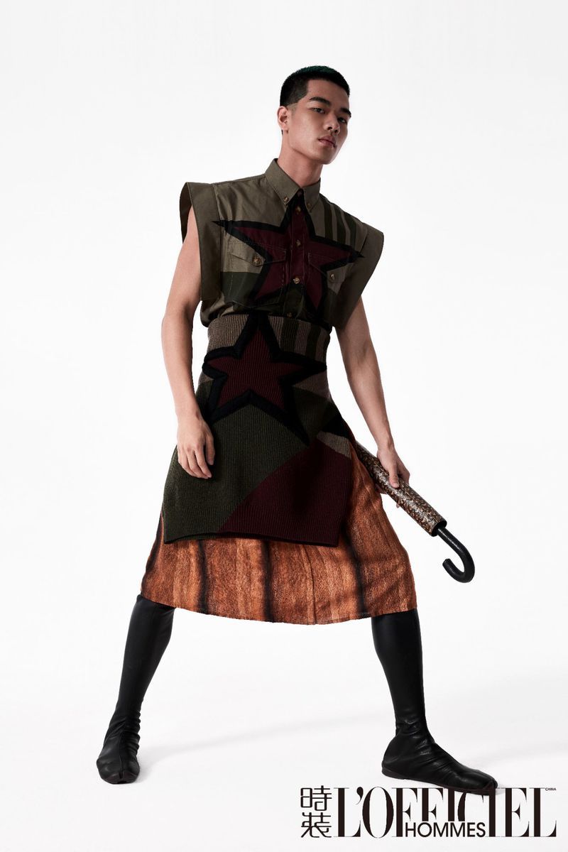Inverse Photoelectric by Nine Li李九 (L'Officiel Hommes China)
