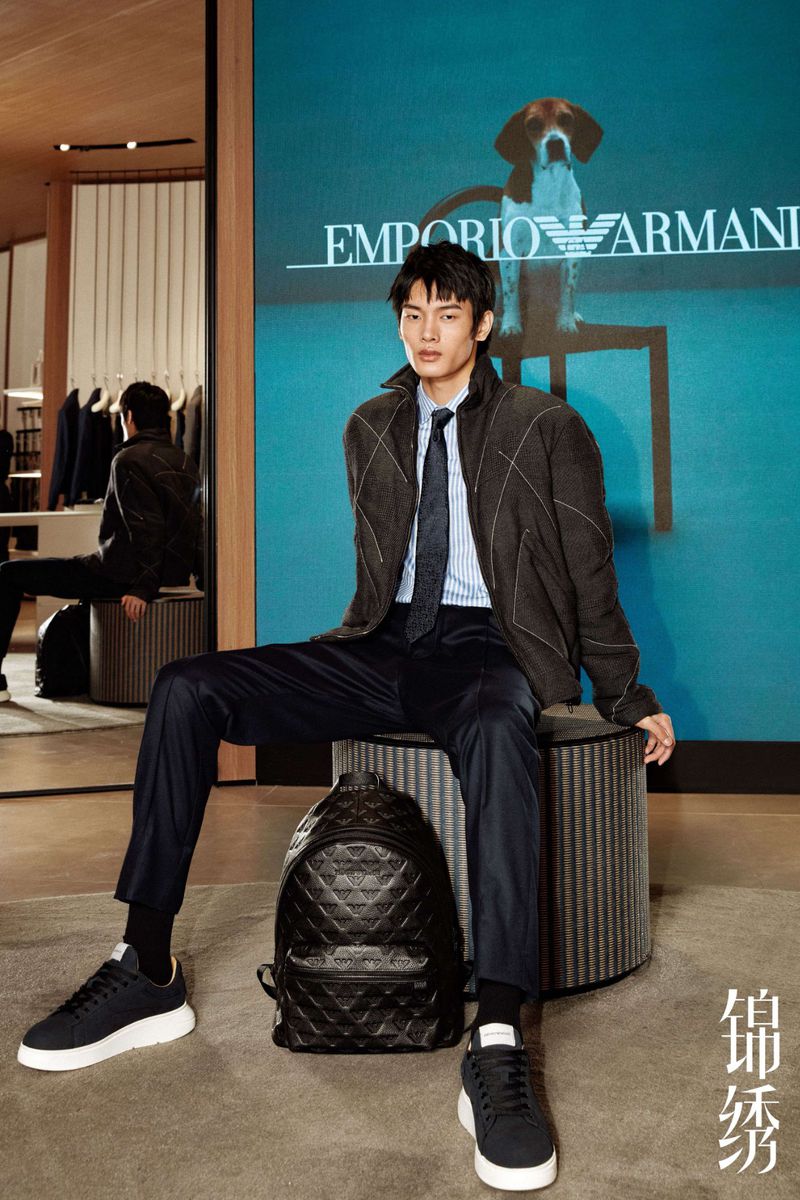 T IN COLLABBRATION WITH EMPIRIO ARMANI by ChenTian (T Magazine China)